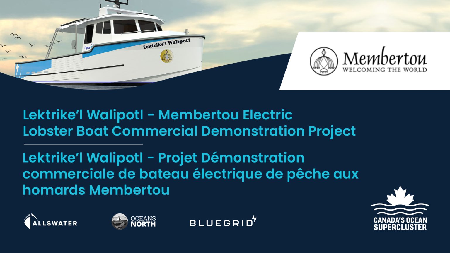 Canada’s Ocean Supercluster Announces $4.4M Membertou Electric Lobster ...